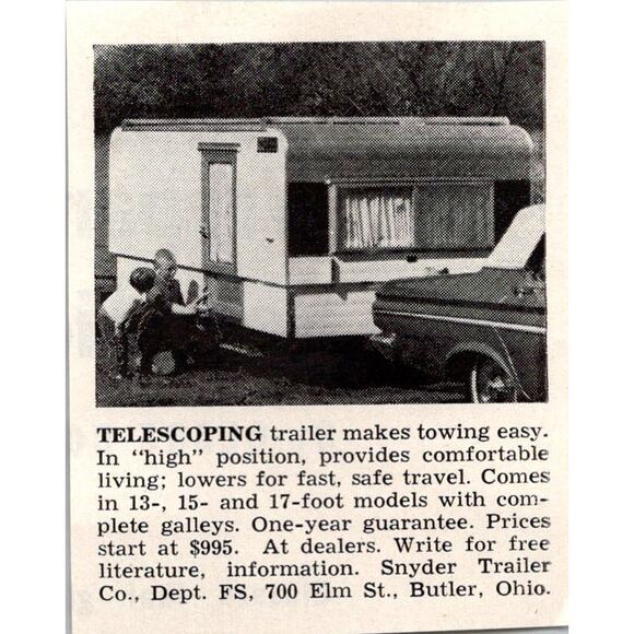 None and/or Unknown | Other | Snyder Trailer Co Telescoping Trailer ...